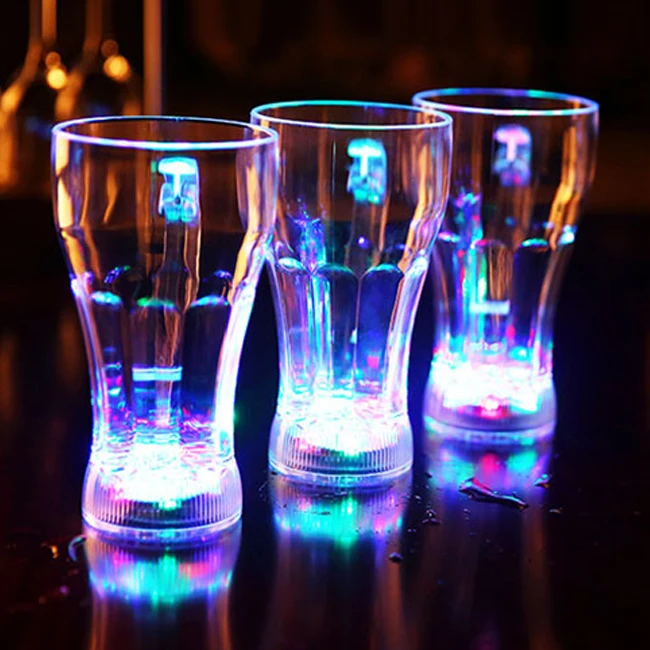 Hot Sale Led Flashing Bar Cup Light Up Plastic Cup For Parties And ...