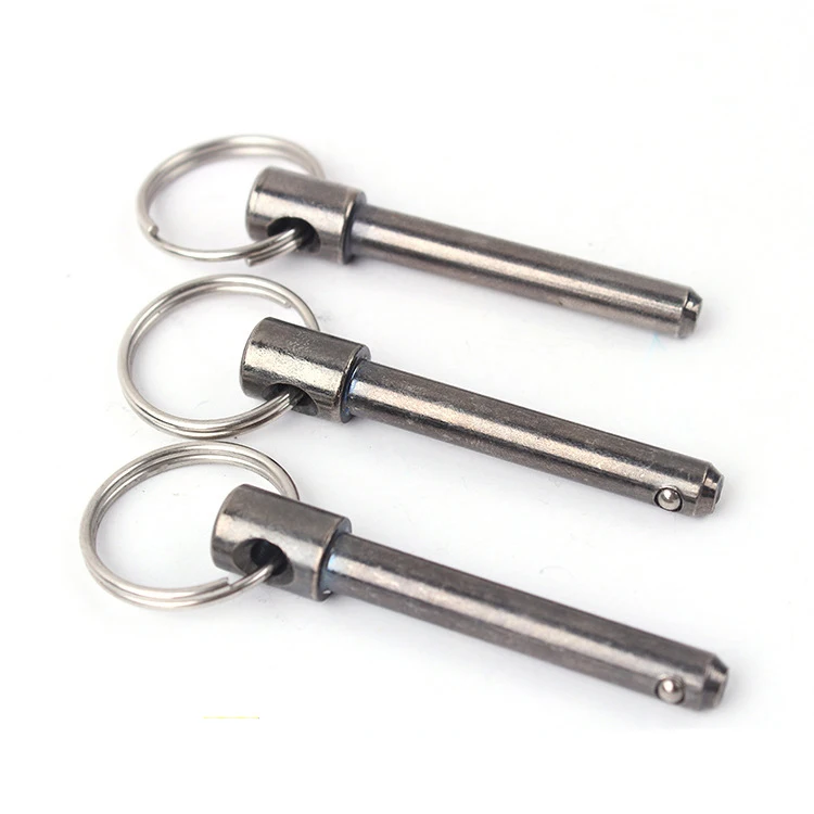 Stainless Steel Ball Lock Quick Release Pin - 4mm
