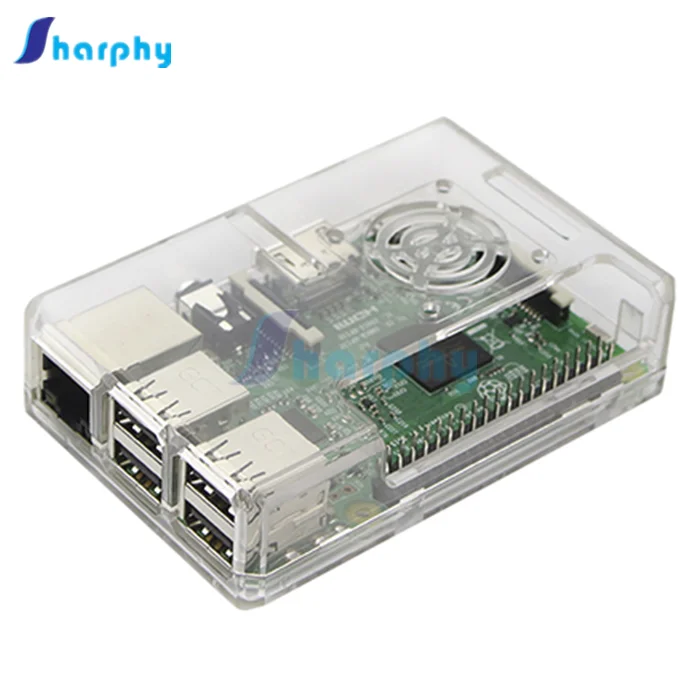 Raspberry Pi3 Model B+ Abs Case Black Transparent White Plastic Box ...