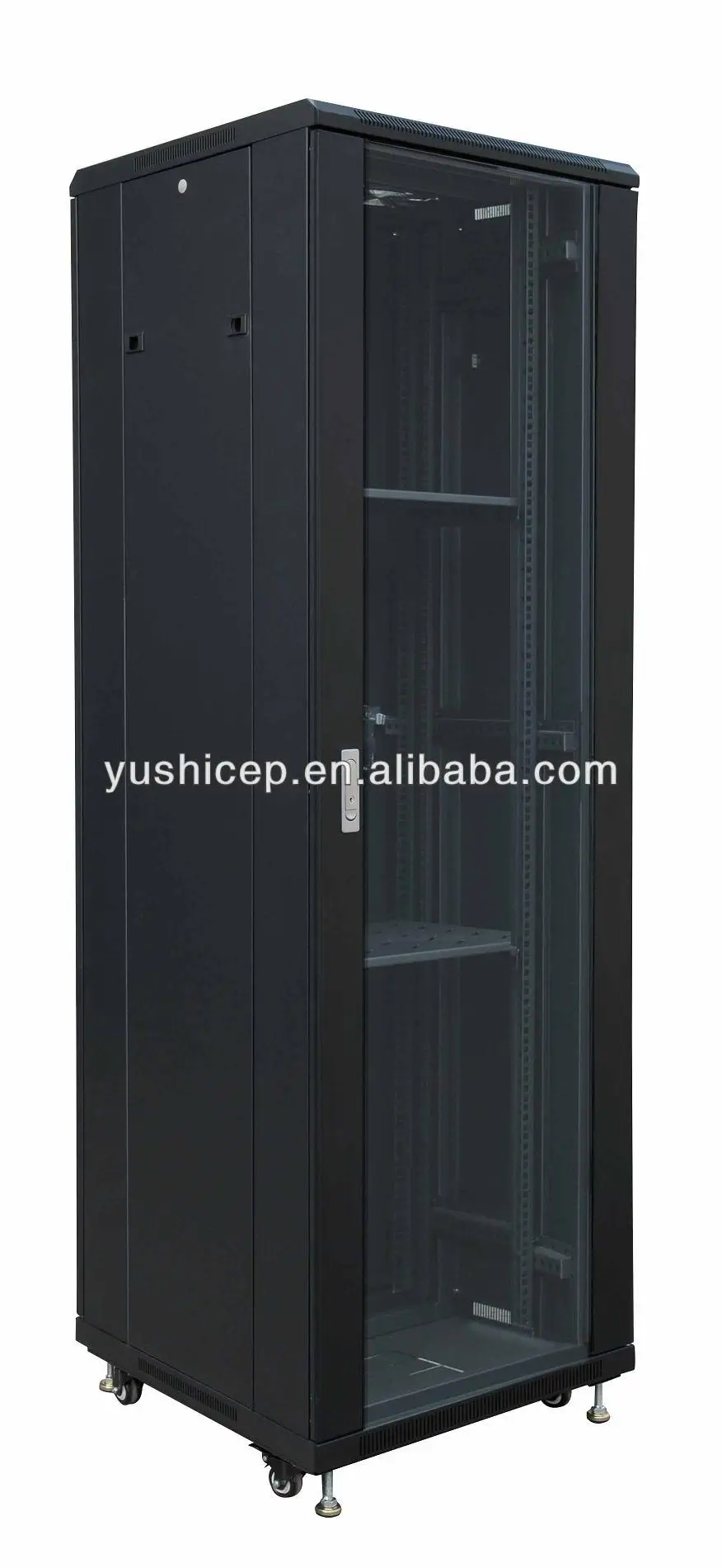 Telecom Indoor Rack Cabinet 42u With Glass Door,High Quality 19 Inch ...