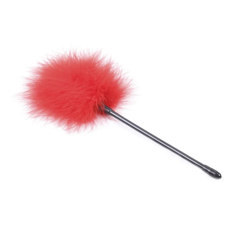 20cm Flirt Soft Slave Tickler Feather Flirting Whip Erotic Toy Body ...