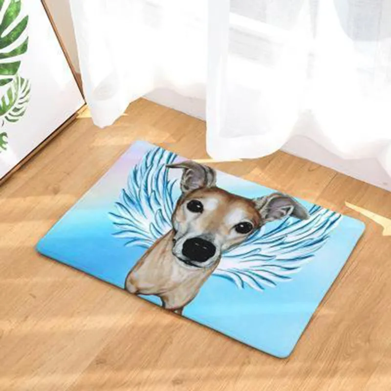Colorful Custom Animal Dog Head Printed Carpet Rug - Buy Printed Carpet ...