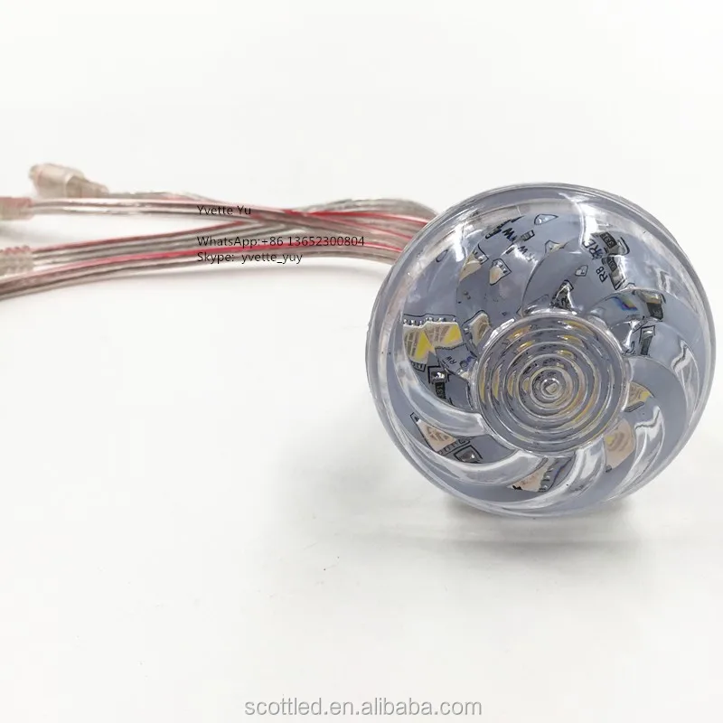 Cabochon Dmx Rgbw Pixel Led Lights 60mm 18leds Smd 5050 Dc24v For ...