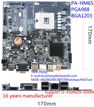Mini Itx Motherboard Hm55 Pga988 Bga1288 I5-430m Processor Motherboard ...