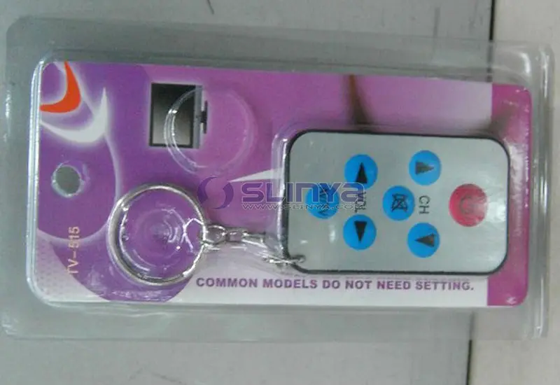 Universal Mini TV Remote Controller With Keychain - Compact Design ...
