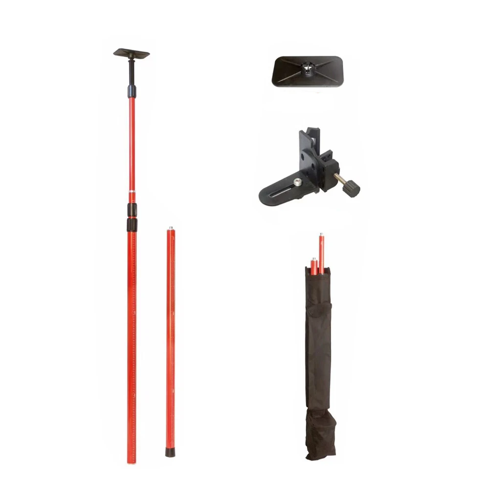 Laser Level Stainless Steel Positioning Pole System Pipe Measuring ...