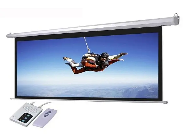 16:9 200 Inch Large Electric Projector Screen/ultra-large Motorized ...