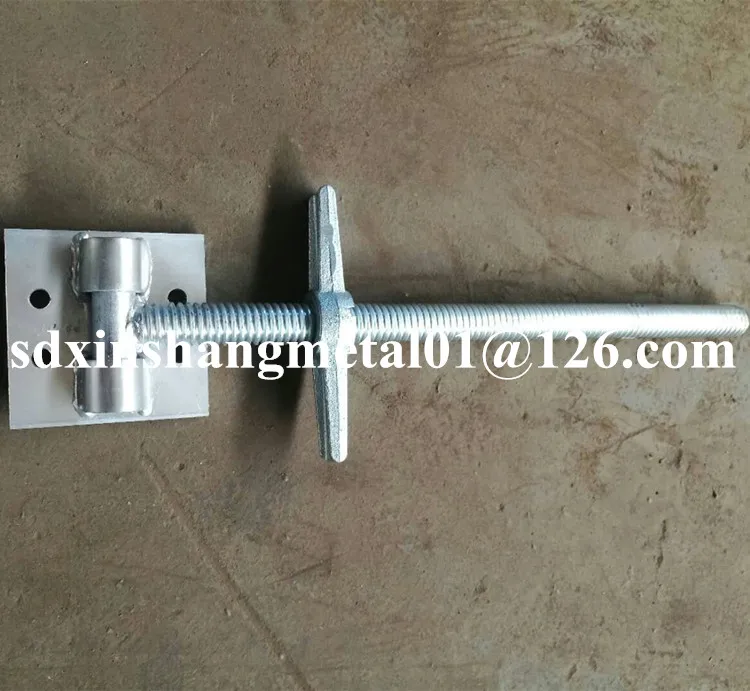 Scaffold 24'' Extension Leg with Base Plate - Durable & Versatile