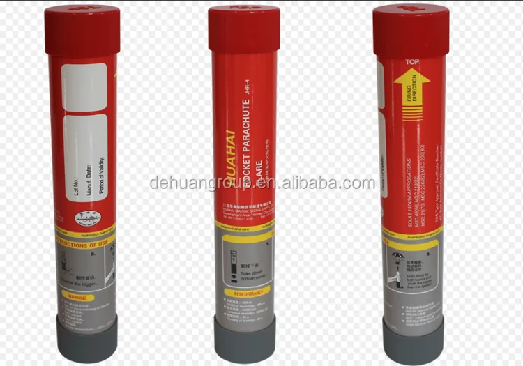 Solas Marine Safety Signals Long Burning Time Red Hand Flare Signal For ...
