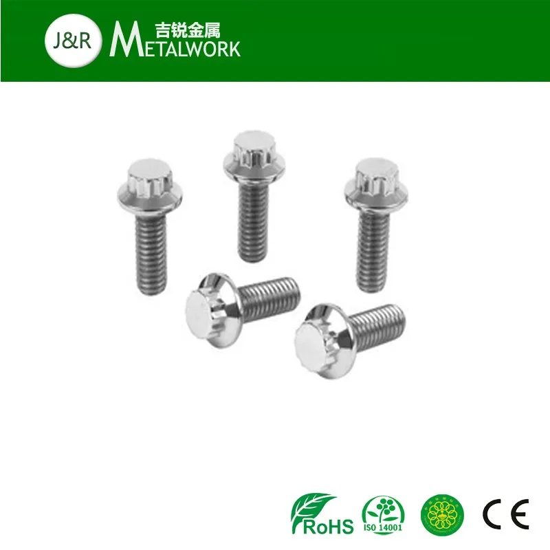 M5 M6 M16 A4-80 316l Hex Flange Bolt And Nut Din6921 Din6923 - Buy A4-80 Flange Bolt And Nut,A4 ...
