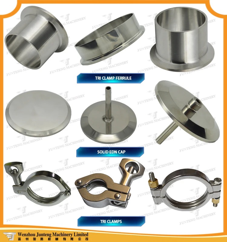 (grade 304/ 316l)sanitary Stainless Steel Hygienic Tri Clamp High ...