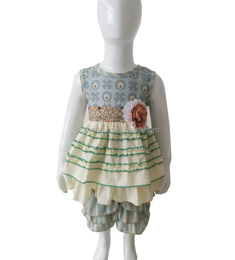 Children Summer Clothes Sleeveless Ballon Pattern Print Fancy Little ...