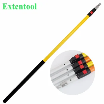Extentool 8ft Fiberglass/aluminum Push Button Adjustable Pole ...
