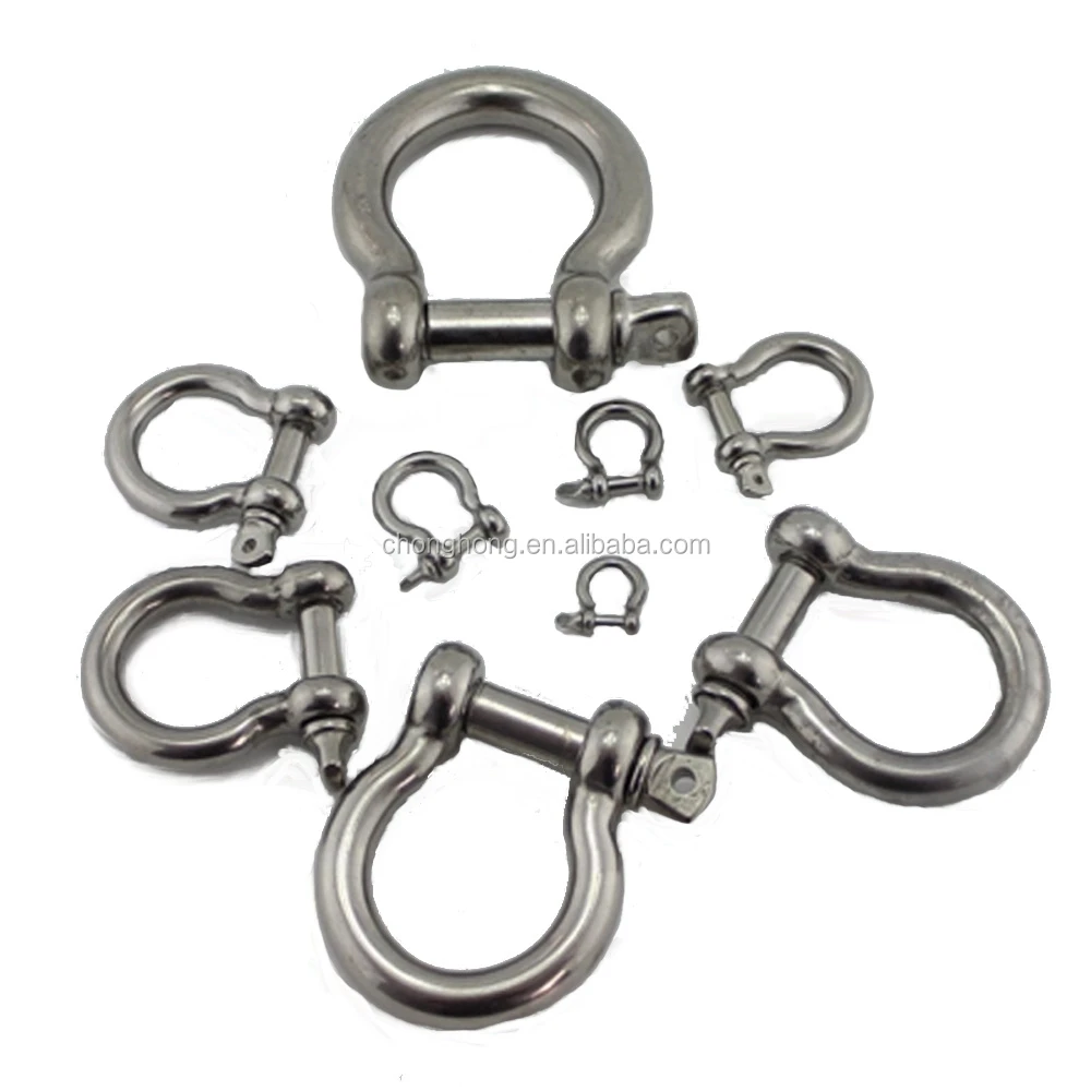 Shop Our Selection of AISI304/AISI316 Stainless Steel Bow Shackles