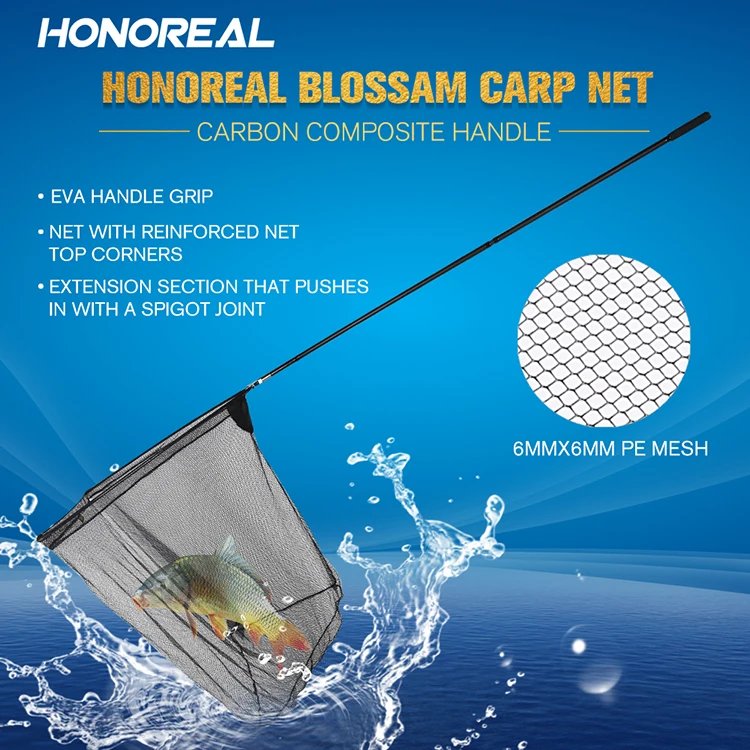 Honoreal 2 Sections Fishing Strong Good Price Net Carp Bass Fishing ...