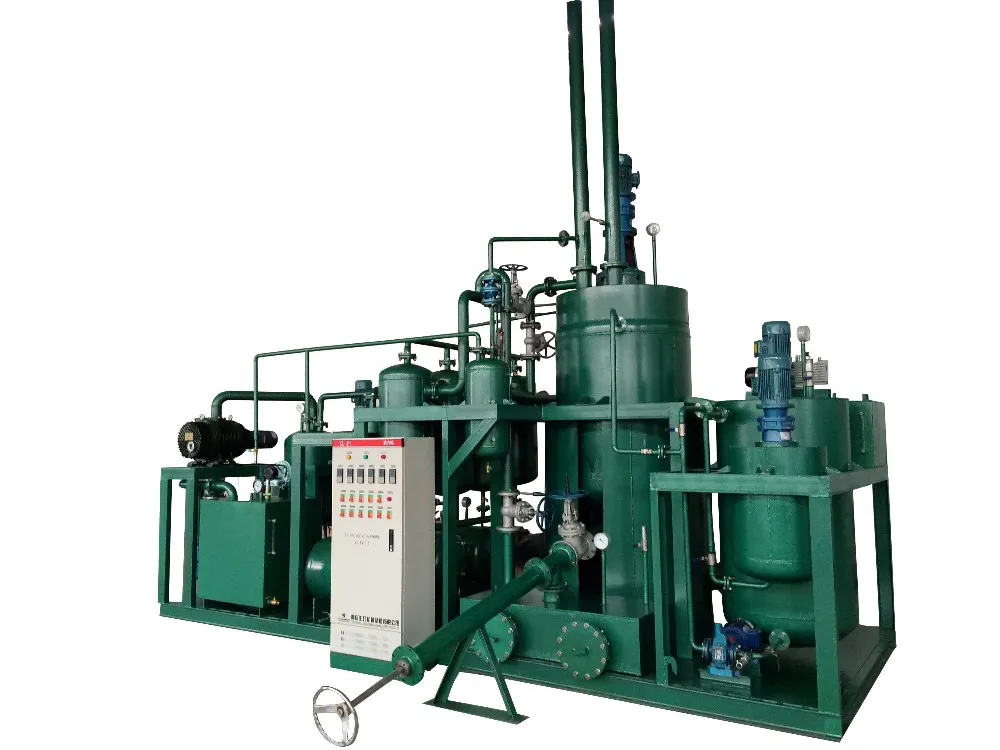 Zero Pollution 95% Yield Micro Oil Refinery Waste Oil To Clean Diesel ...