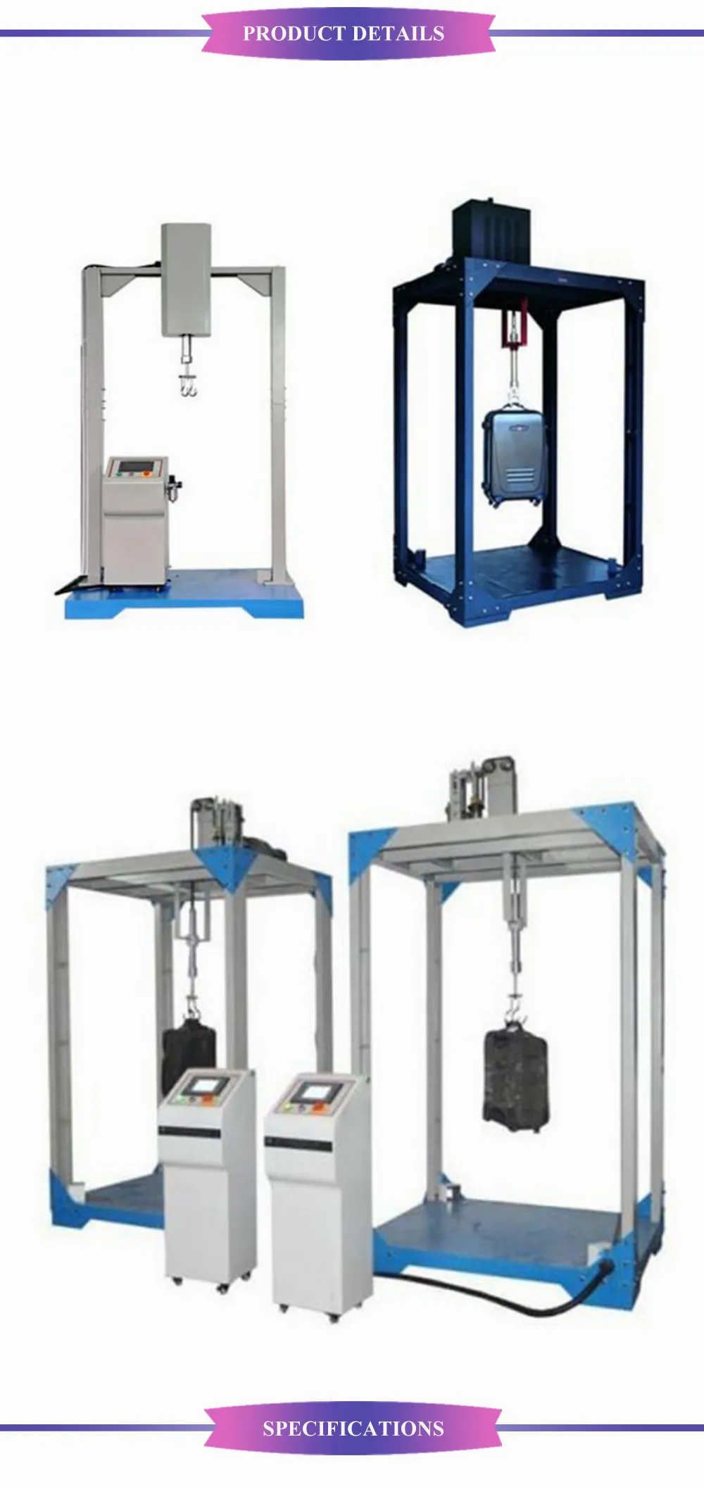 Automatic Luggage Handle Jerk Shock And Vibration Impact Testing ...