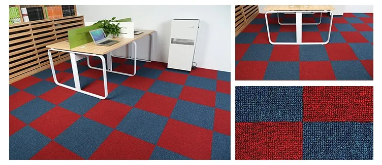 Commercial Blue Color Office Flooring Carpet Capricornusa15