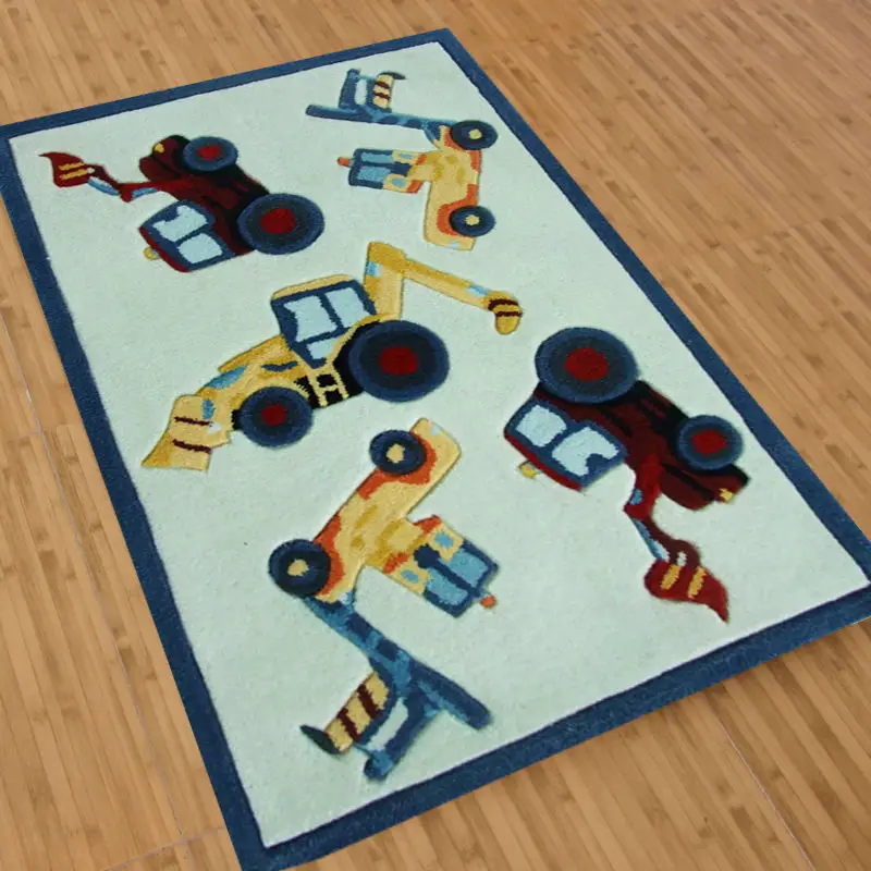 Hand Tufted Kids Machine Washable Polyester Carpet Wholesale Kids Rugs ...