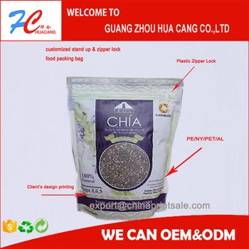 Transparent/pe/pet/ny/opp/cpp/vmopp/al Stand Up Pouch With Zipper - Buy Stand Up Pouch With ...