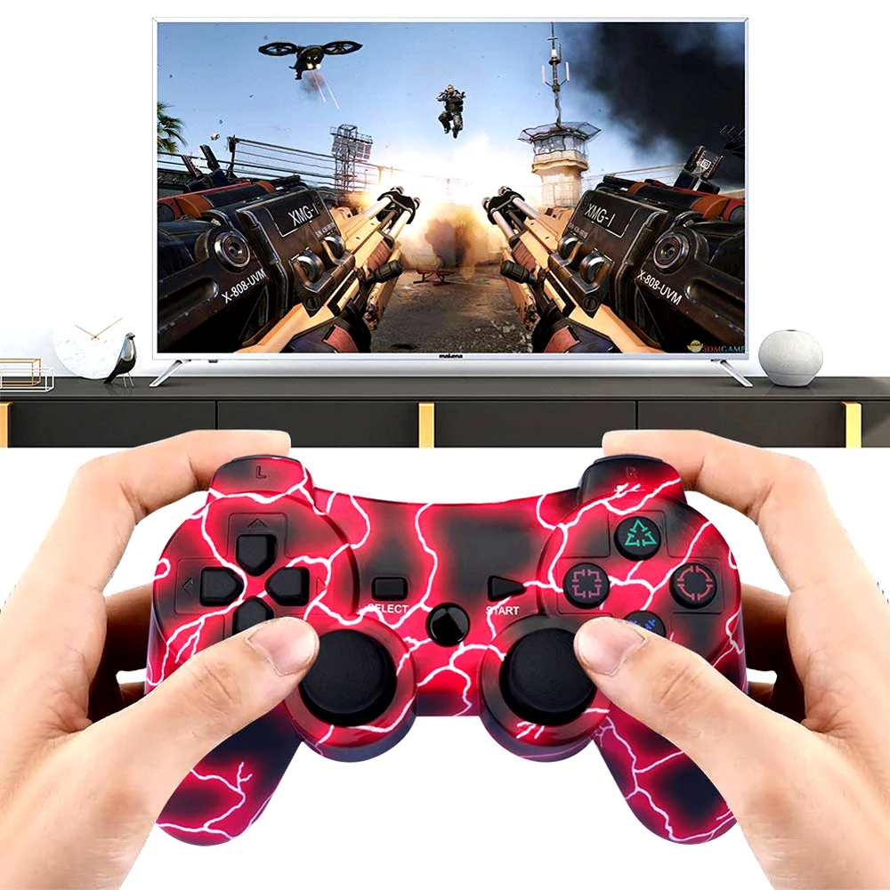 Double Shock Wireless Gamepad For Sony Ps3 Playstation 3 Games ...