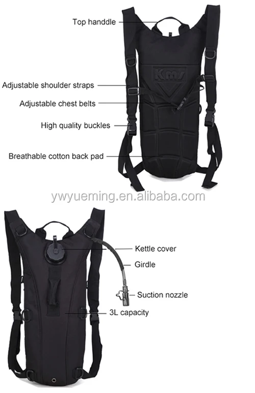 Outdoor Hunting Molle Nylon Water Bladder Bag Tactical Hydration ...