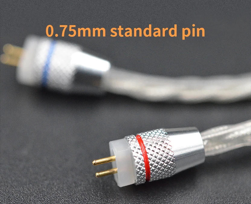 Latest Kz Mmcx Kz Zst Pro Cable 0.75ミリメートル2 Pin Plated Silver Braided ...