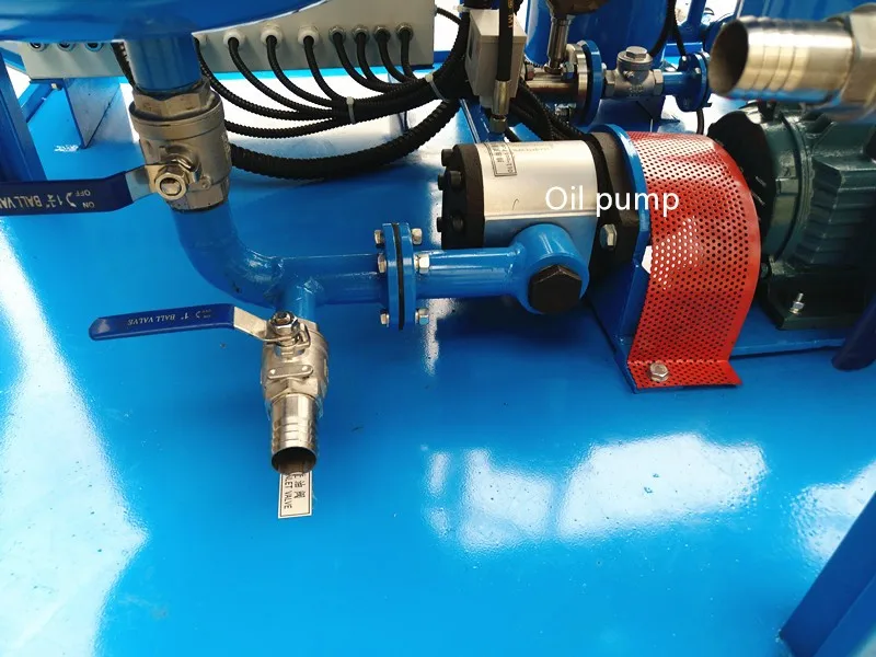 Vacuum Turbine Lube Oil Purification System Gas Turbine Oil Filtration ...