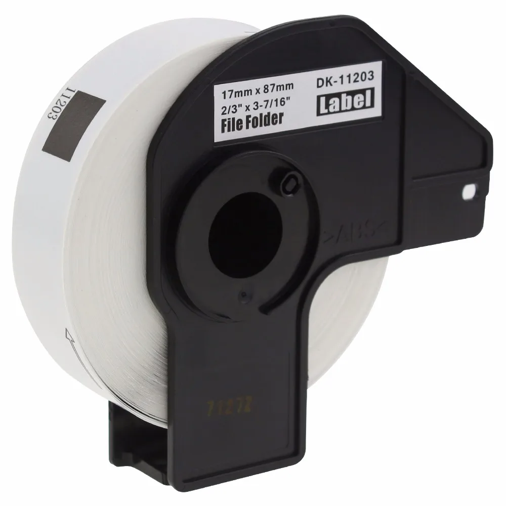 Compatible Brother Dk1203 With Reusable Cartridge 0.66 In X 3.4 In (17 ...