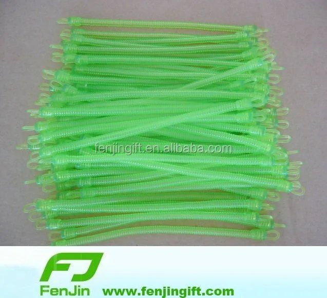 Coil Stretch Cord - Plastic Ringlet Spring Wristband