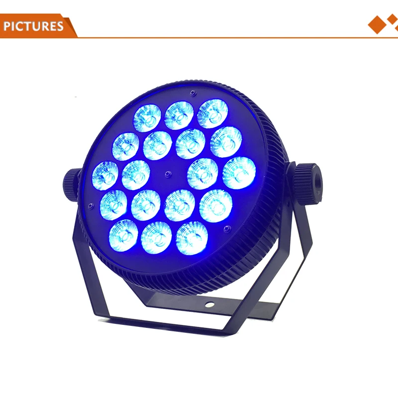 DJ Professional Led Stage Lighting 18pcs 10w RGBW FLAT Manufacturer ...