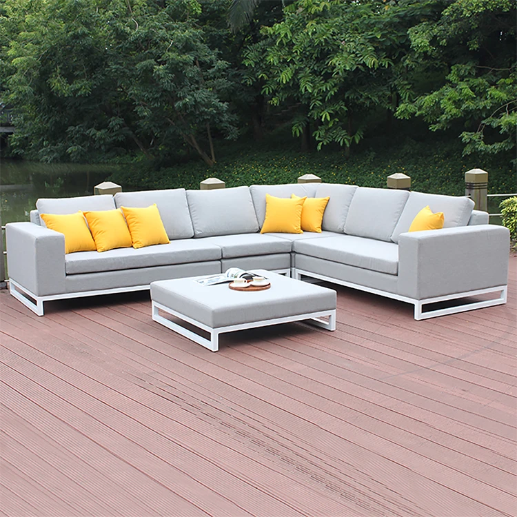 Uv Water Resistant Modern Outdoor Living Room Sectional Garden Sofa ...