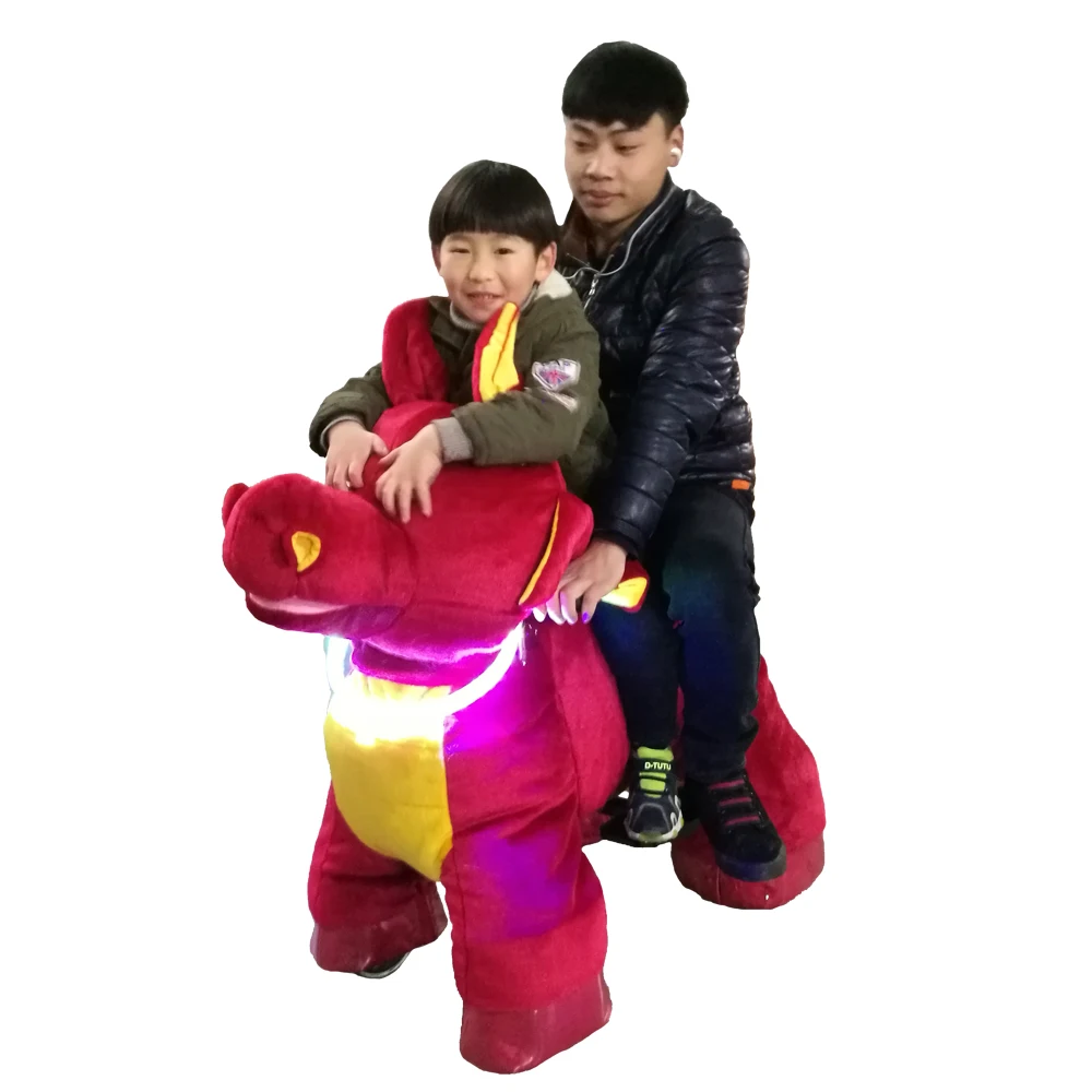 New Selling Electric Animal Scooters With Battery Lulu 071 Red Dinosaur ...