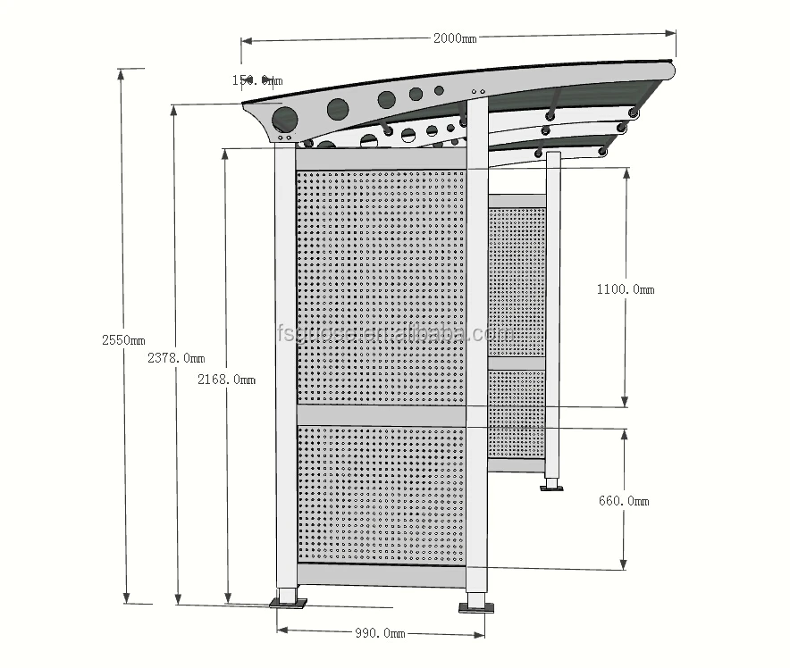 Morden Bus Shelter Design--prefabricated Bus Shelters Australia Used ...