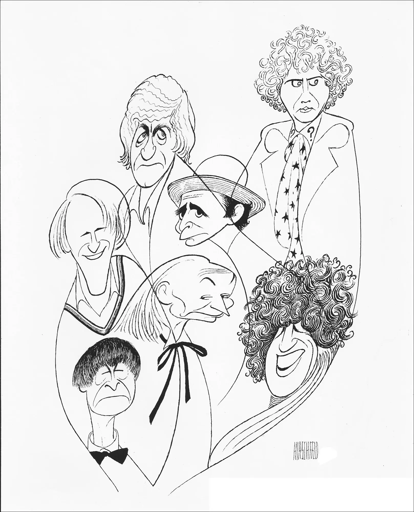 I forgot that the famous illustrator/cartoonist Al Hirschfeld made this ...