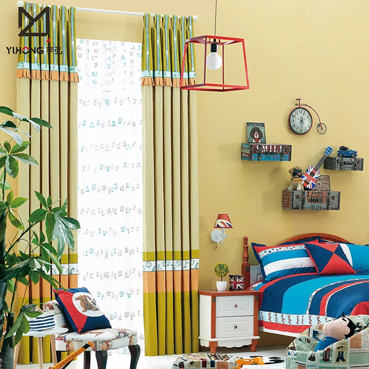 Children Bedroom Window Valance Curtain Lovely Designs Home Textile ...