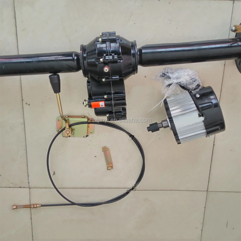 1000w 48v Bldc Dc Motor With Rear Axle For Electric Tricycle Trolley ...