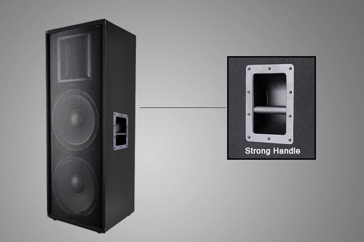 Rqsonic Apa215l 1000w 2x15'' 3-way Professional Wooden Speaker Box ...