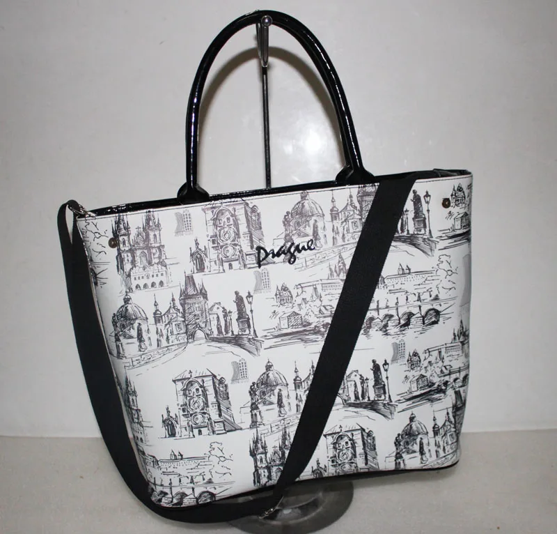 Newest Customized Logo Leather Handbag Digital Printing Women Handbag ...