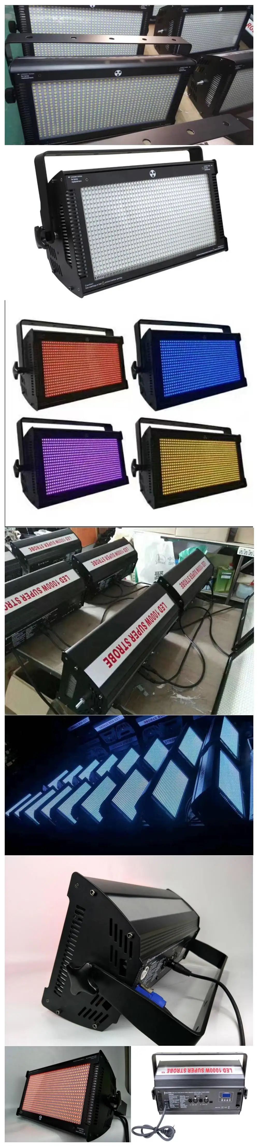 Strobe Light Stage Dmx Led Light 1000w Rgb Led Strobe With 5 Selections ...