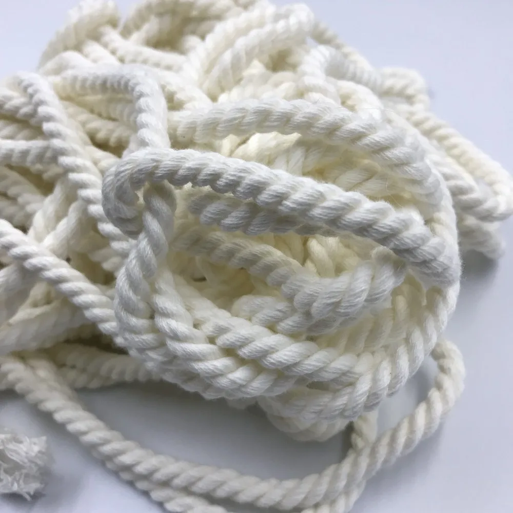 Custom Colorful 6mm Colored Polyester Cord with Cord Ends