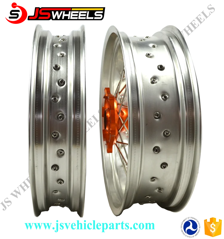 17 Inch Racing Sport Motorcycle Spoked Legering Cnc Wielen Voor Drz400