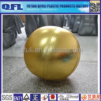 Gold Beach Ball,Plastic Inflatable Ball - Buy Ball,Plastic Balls ...