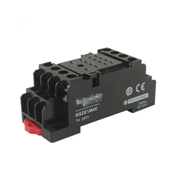 Miniature Plug-in Relay Embase Simple Socket Rxze1m4c 4 Open 4 Closed 14pin For Rxm4ab2bd ...