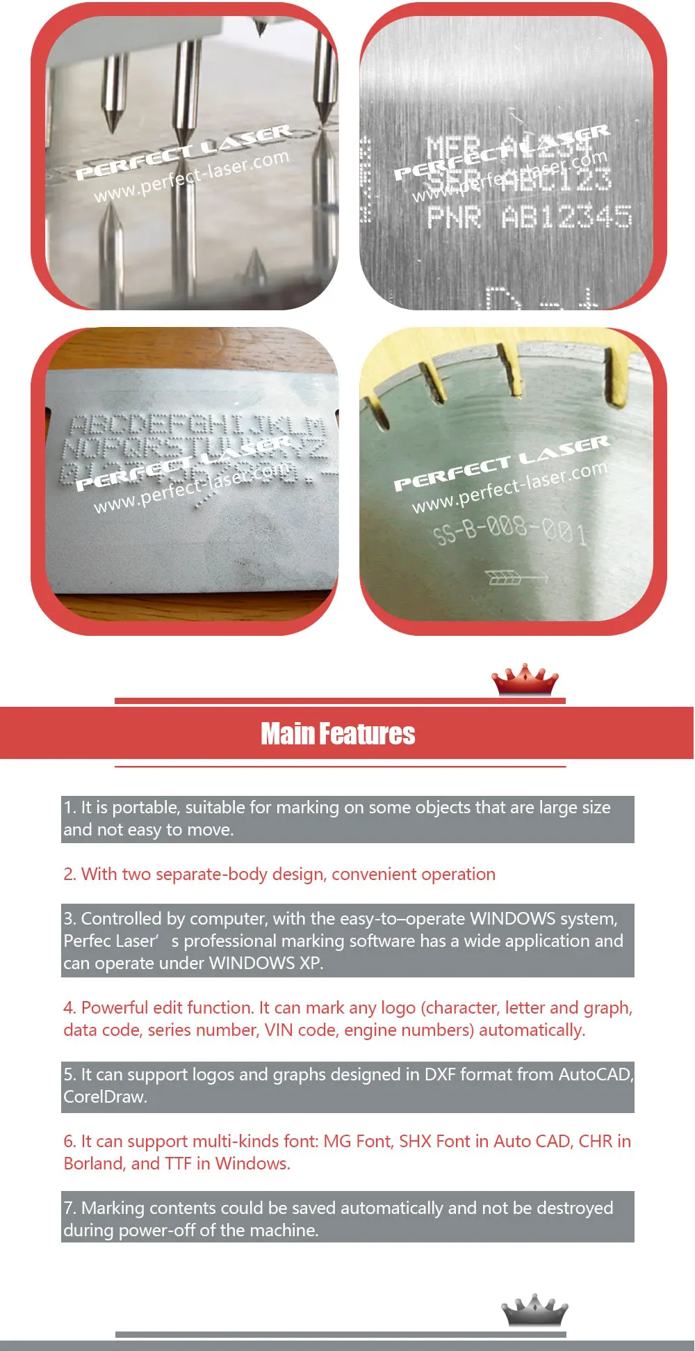 Cnc Pneumatic Part Serialization Pin Dot Serial Number Stamping Machine ...