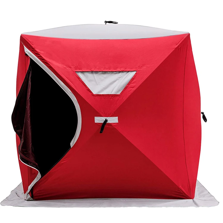 Camping Equipment Outdoor Portable Pop Up Fish Shelter Cube Winter Ice ...