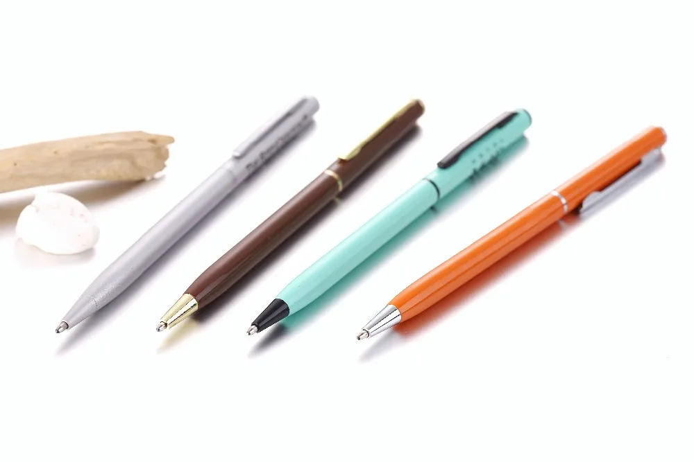 Fairmont Hotel Slim Ball Pen - Customized Logo & Ink Color