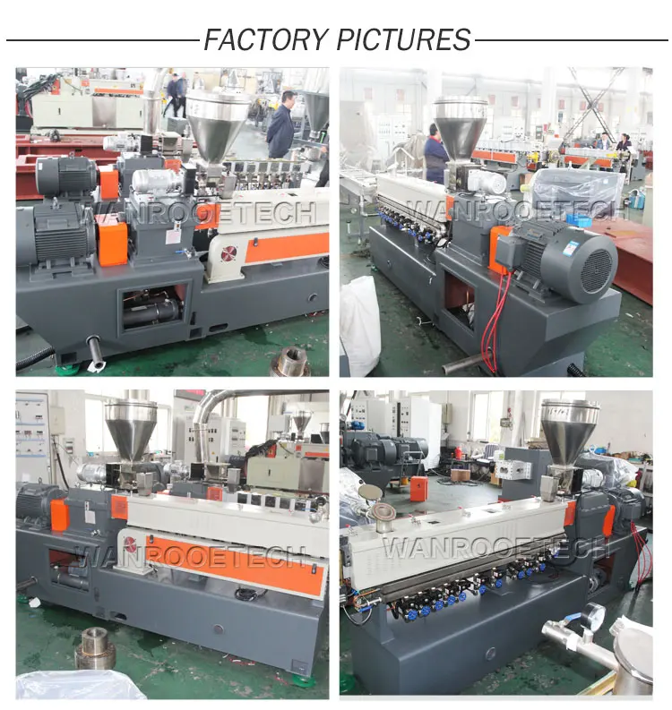 Twin Screw Extruder for Color Plastic Masterbatch Making