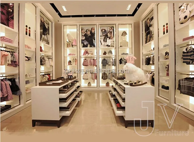 Customized Baby Clothes Display Stands for Shop Decoration