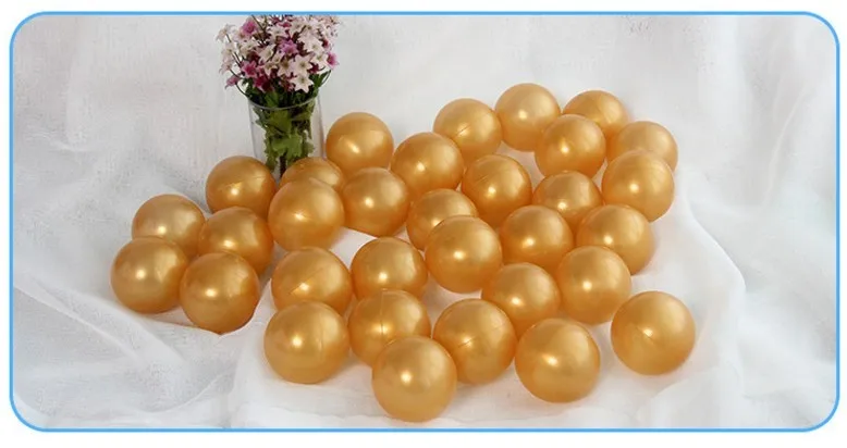 Custom Gold Color Ball Pit Balls for Sale - Soft & Durable